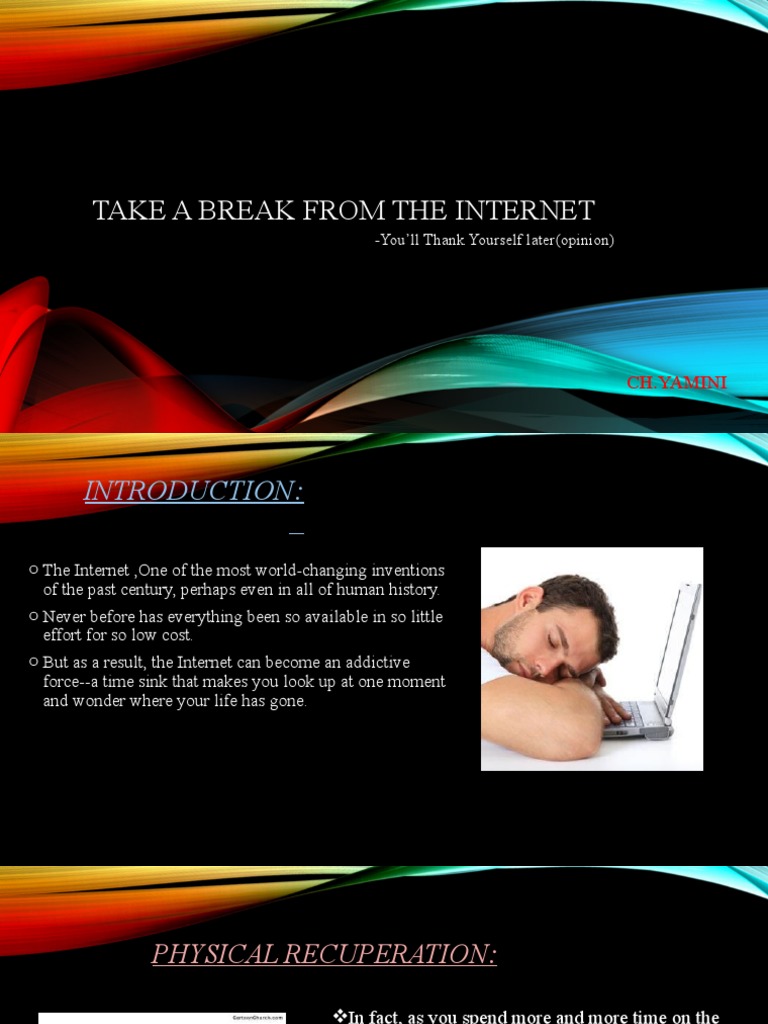 Taking a Break from the Internet | PDF | Internet | Communication