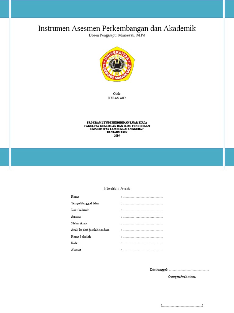 INSTRUMEN Asesmen A02 | PDF