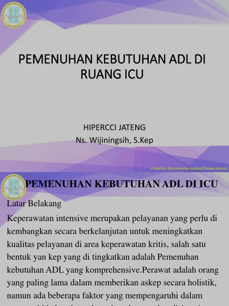 Adl Di Icu | PDF