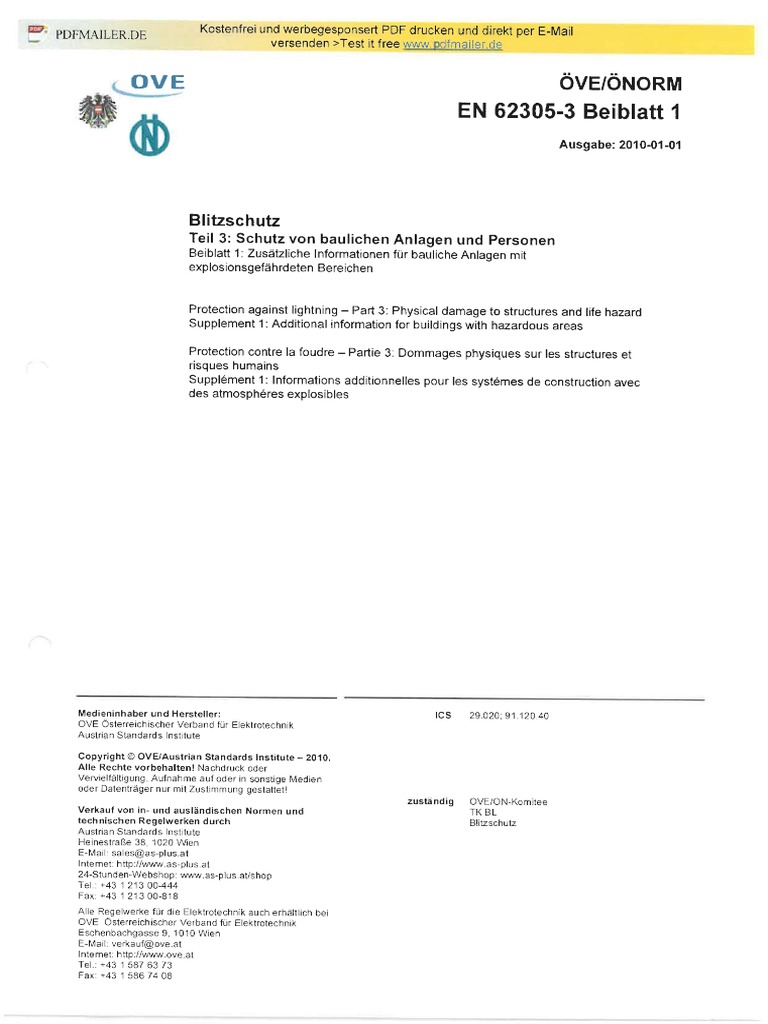 Beiblatt 1 Für Ex-Bereiche | PDF