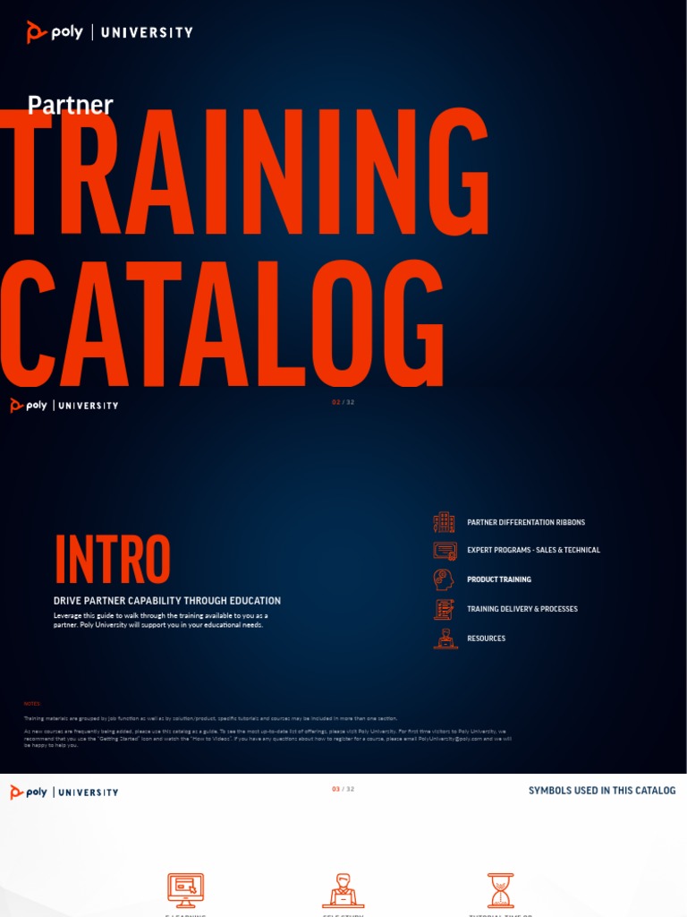 Poly Partner Training Catalog For Poly University - English | PDF ...