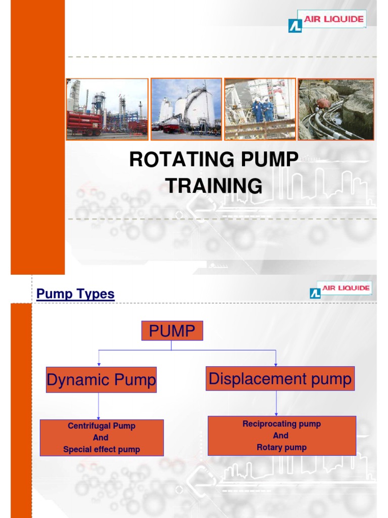 Rotating Pump Training Overview | PDF | Pump | Hydraulics