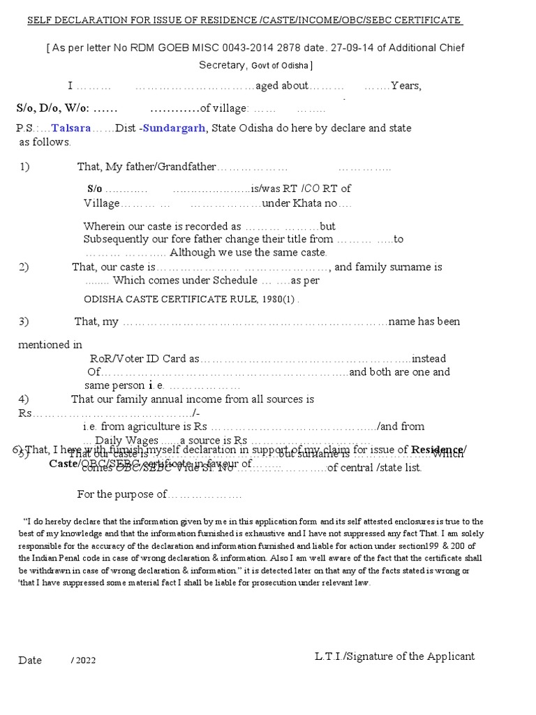 Declaration | PDF | Justice | Crime & Violence