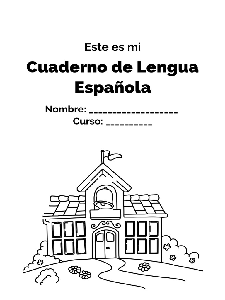 Cuaderno de Lengua Española | PDF | Estudios de idiomas extranjeros
