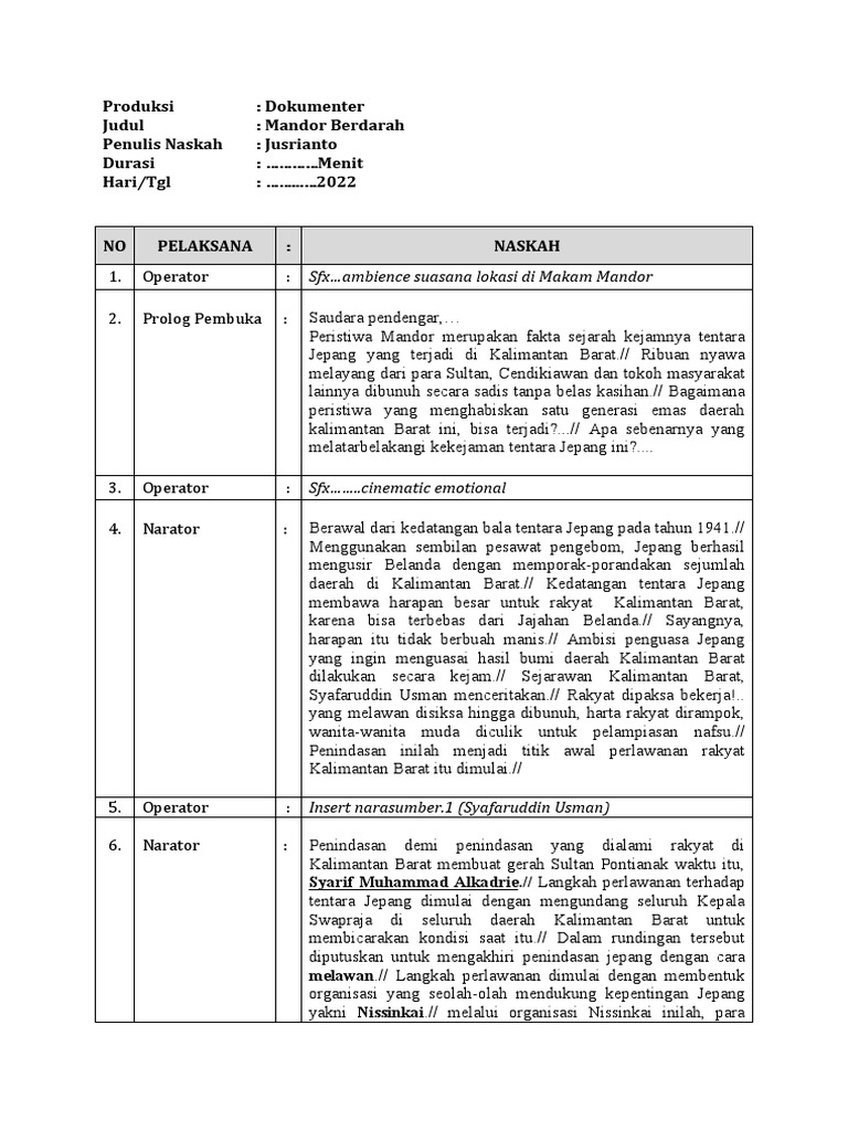 Mandor Berdarah | PDF