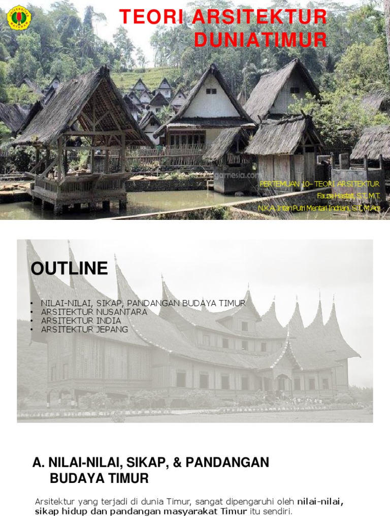 Arsitektur dan Pandangan Budaya Timur | PDF