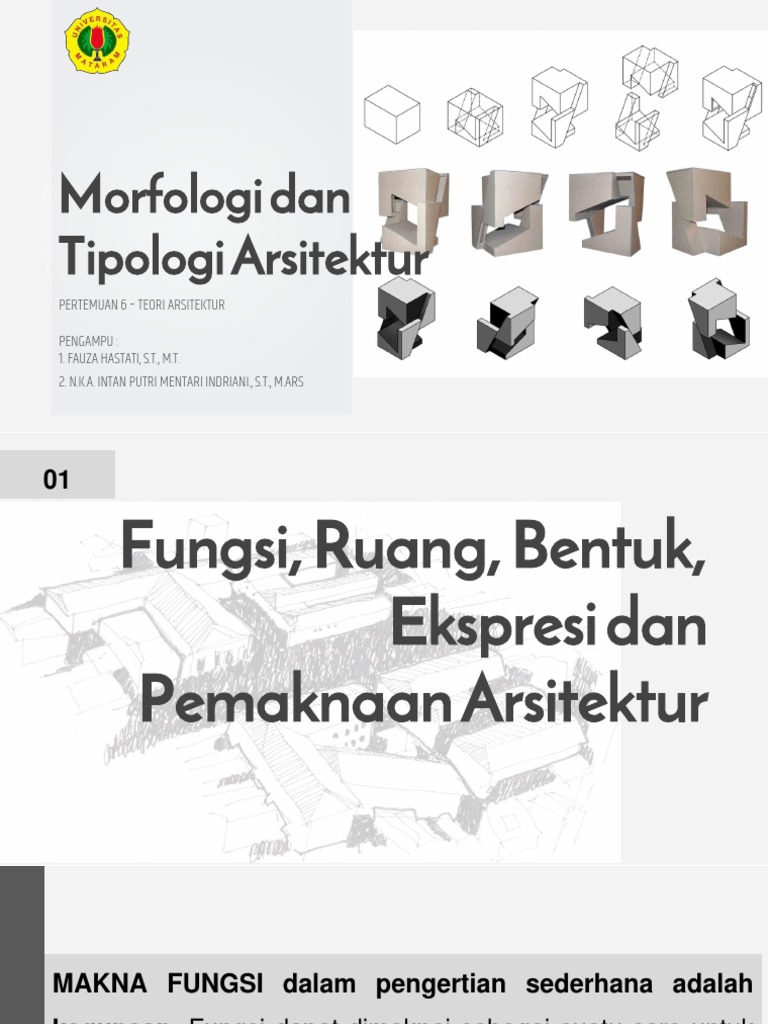 M6 - Morfologi Dan Tipologi Arsitektur | PDF