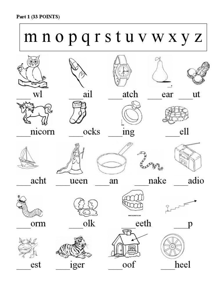 Beginning Letters 2 | PDF