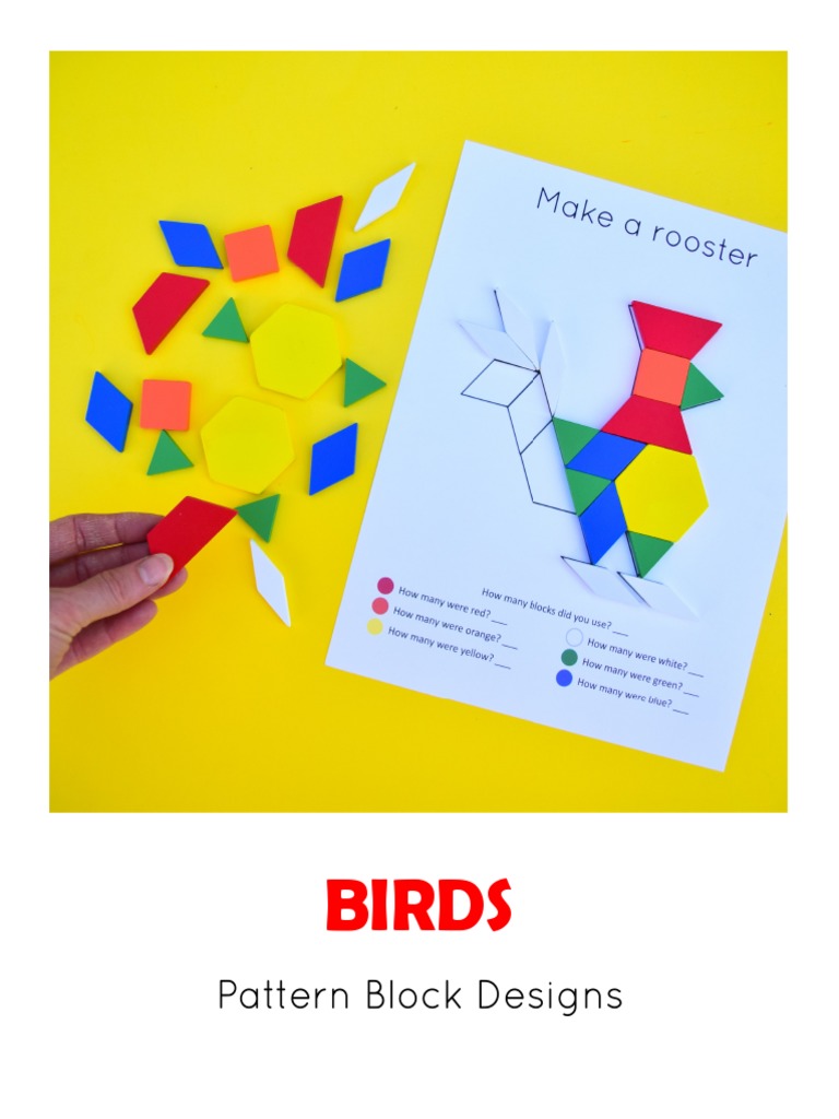 Bird Pattern Block Designs | PDF | Cognition | Cognitive Science