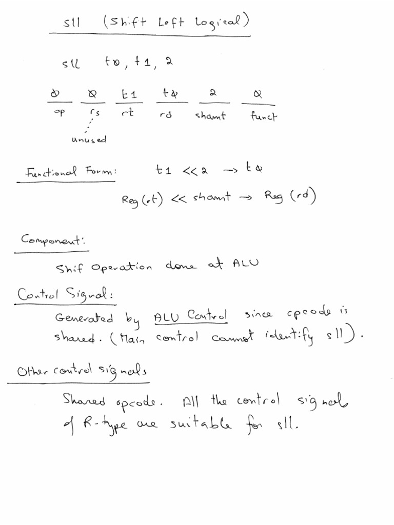 04 Single Cycle Datapath Exercises Pdf 