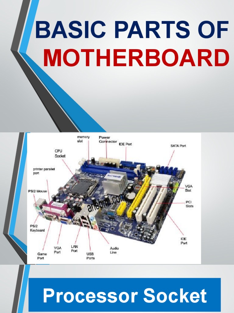 Basic Parts of Motherboard | Download Free PDF | Bios | Usb