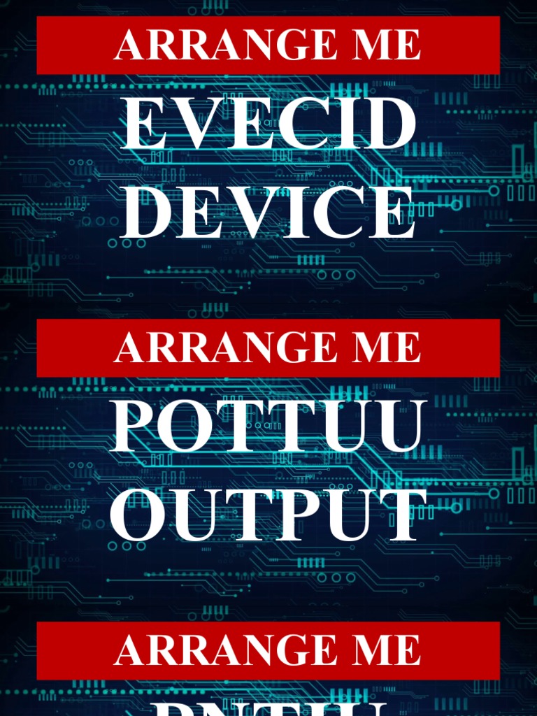 Input and Output Devices | Download Free PDF | Input/Output | Information Age
