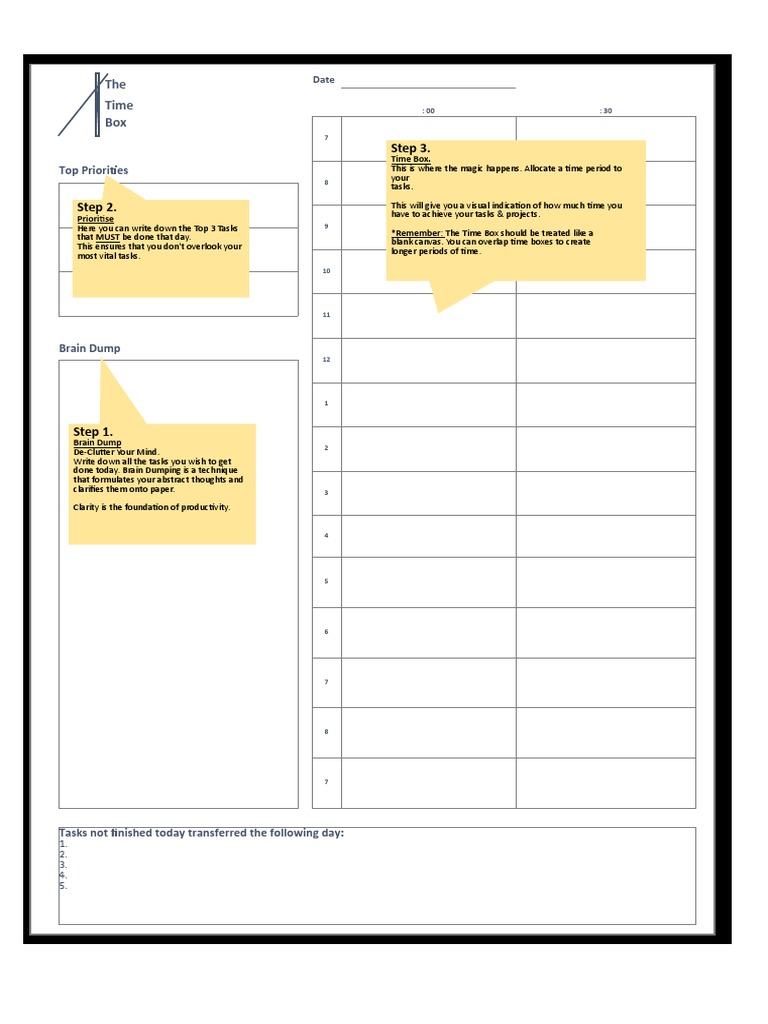 Time Box | PDF | Cognitive Psychology | Mental Processes