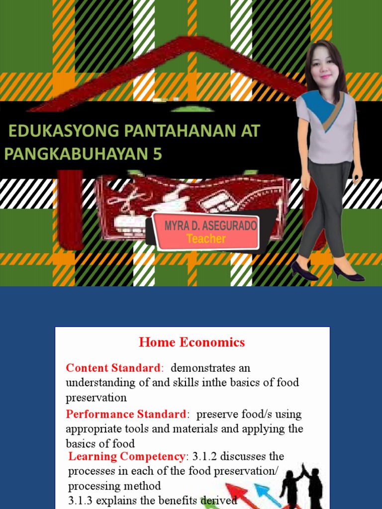 Tle 6 HE Week 1 | PDF | Foods | Food Preservation