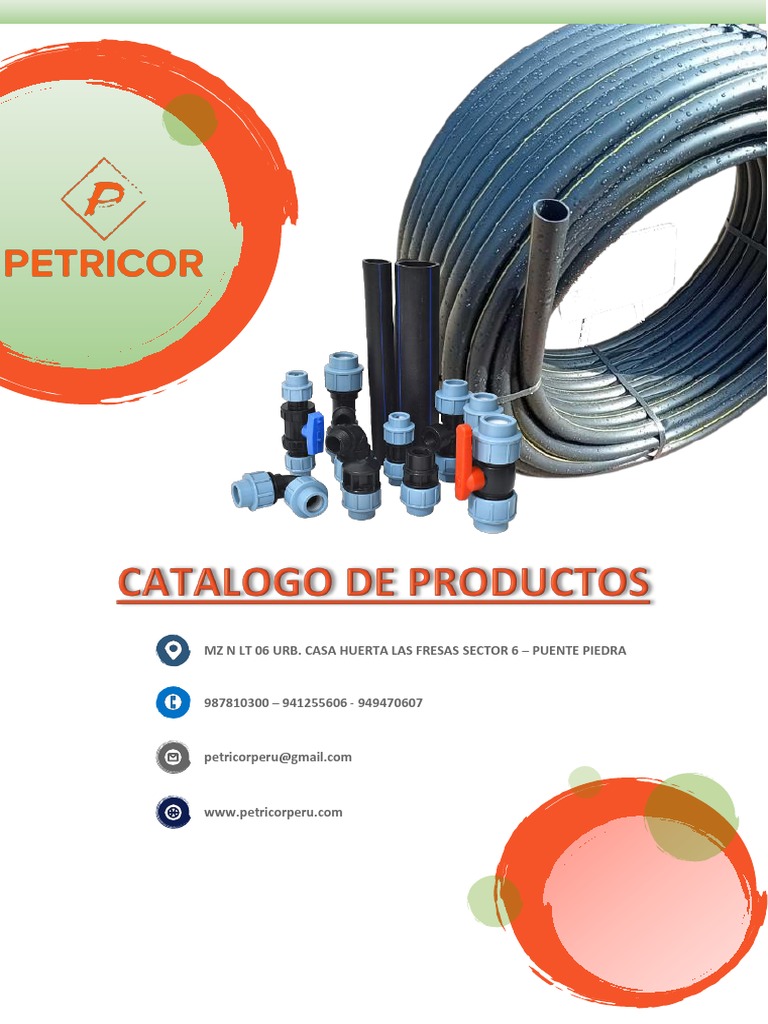 Catalogo Petricor | PDF | Ingeniería Química | Mecánica de Medios Continuos