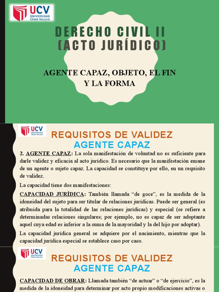 Agente Capaz | PDF | Propiedad | Derechos