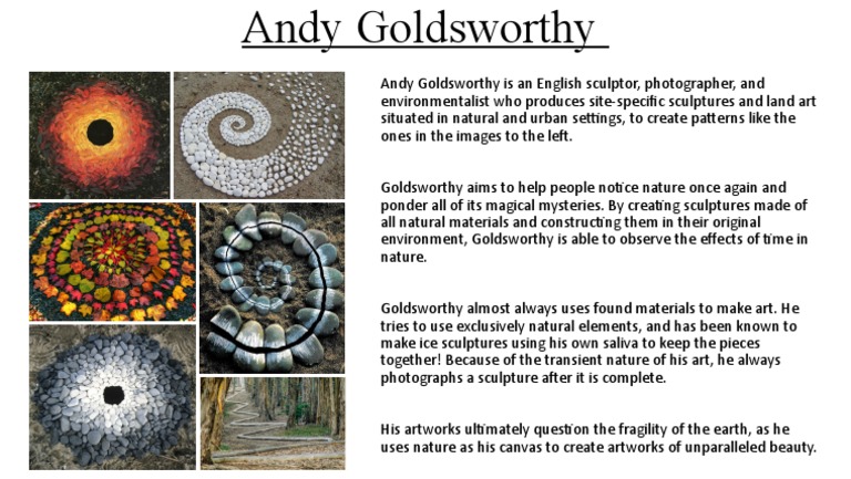 Andy Goldsworthy: Nature-Inspired Art | PDF
