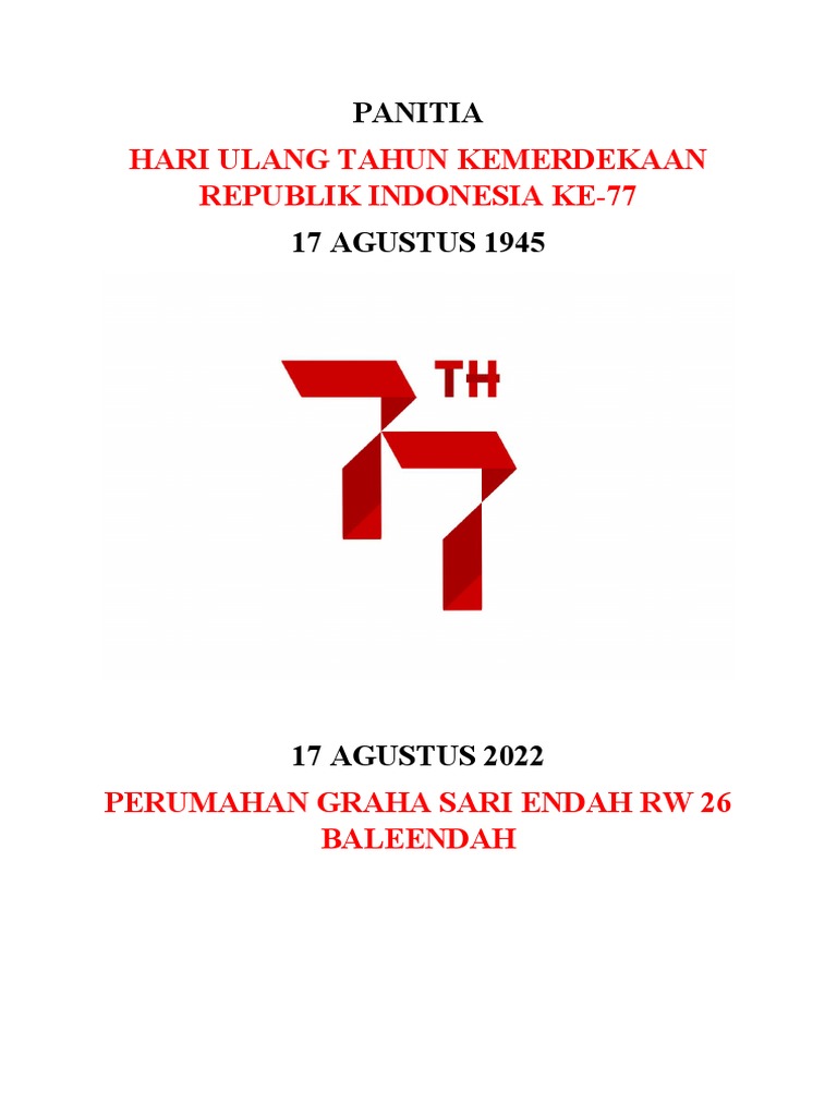 Proposal 17 Agustus | PDF