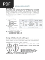 Escalas para Evaluación de EVC | PDF | Cuidado de la salud | Medicina ...