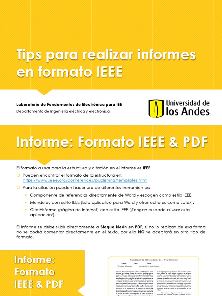 Informes IEEE | PDF | Experimentar | Teoría