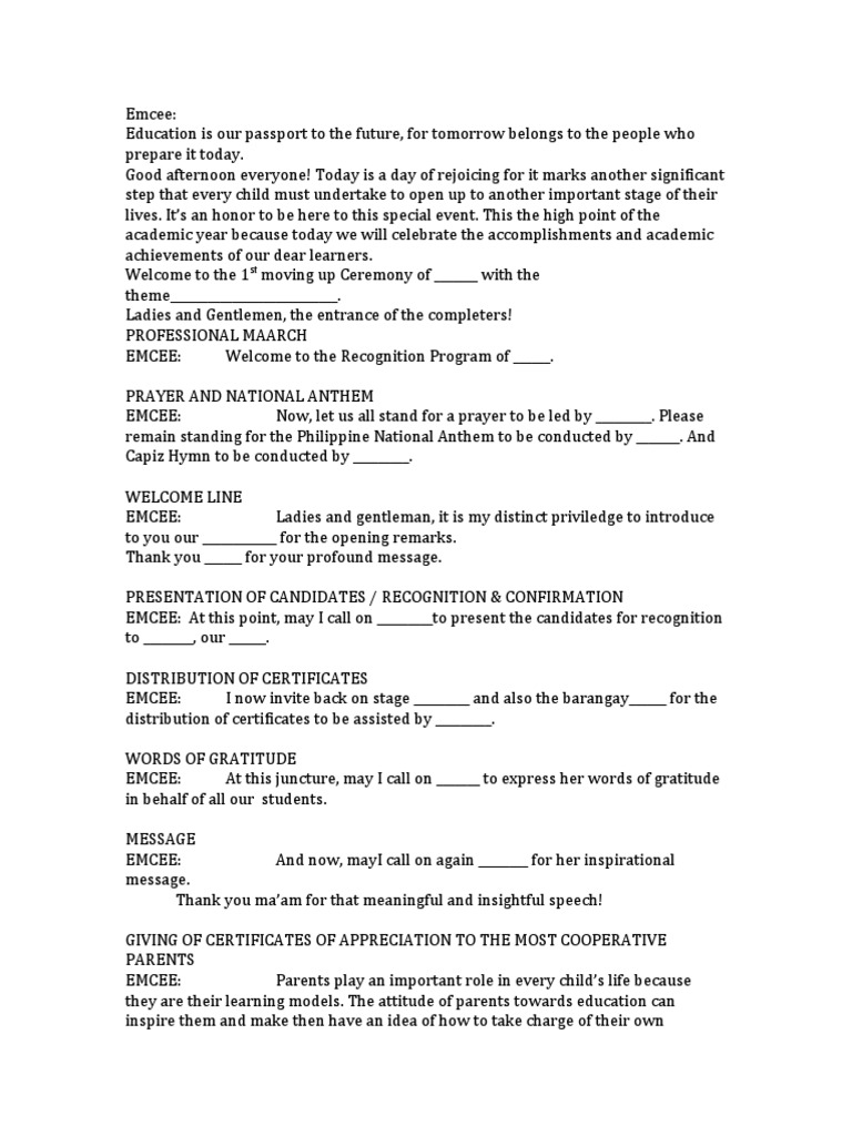 313866643-Moving-Up-Ceremony-Script | PDF