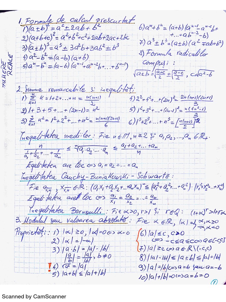 Teorie Mate 9-12 | PDF