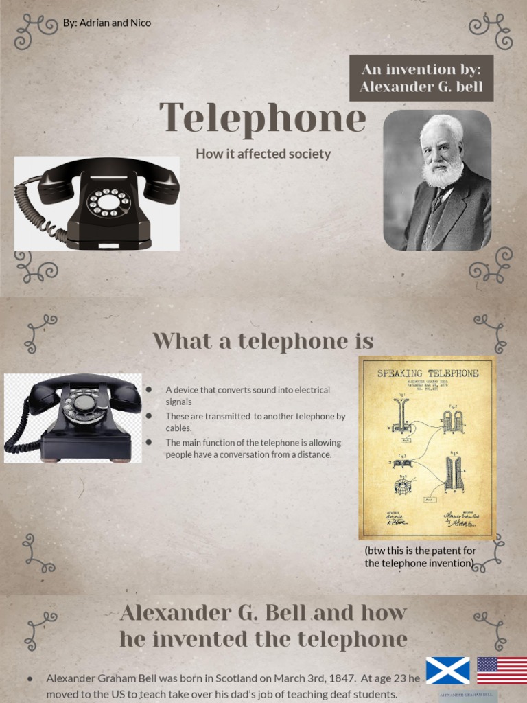 The Invention of The Telephone - Alexander G. Bell | PDF | Telephone ...