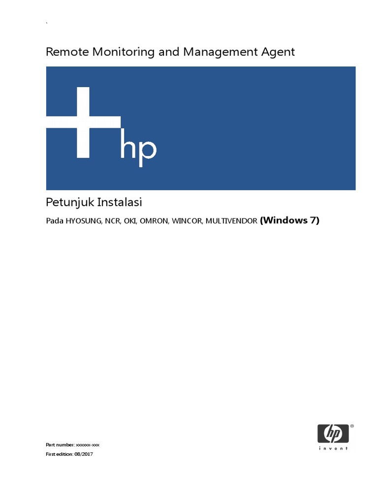 Instalasi RMM Agent Win7 | PDF