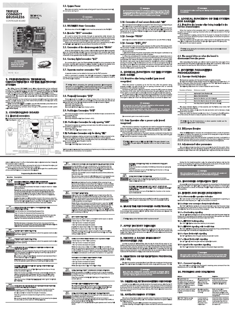 MX Manual Central Triflex Connect Brushless Unificado Rev0 | Download ...