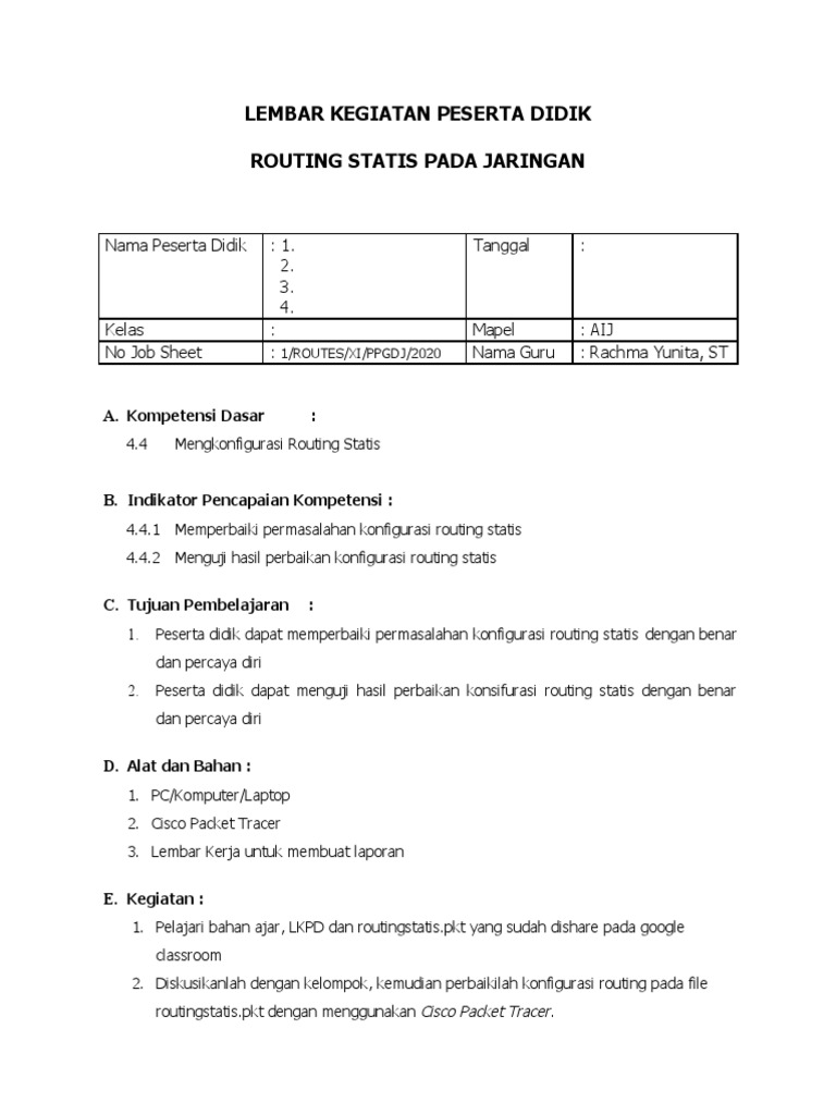 LKPD RPP 3 - Rachma Yunita | PDF