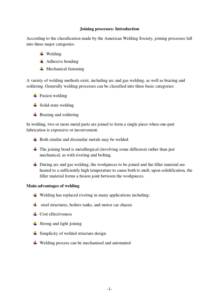 Basic Welding Process | Welding | Crystalline Solids