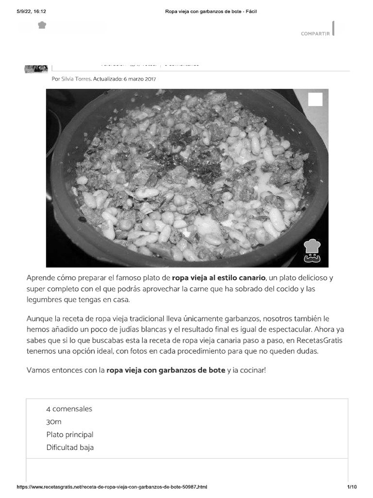 Ropa Vieja | PDF