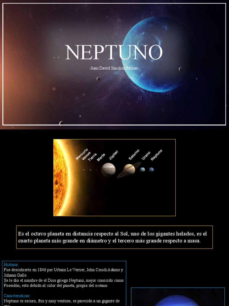 Neptuno Exposición | PDF | Neptuno | Planetas