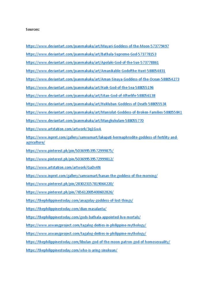 Sources | PDF