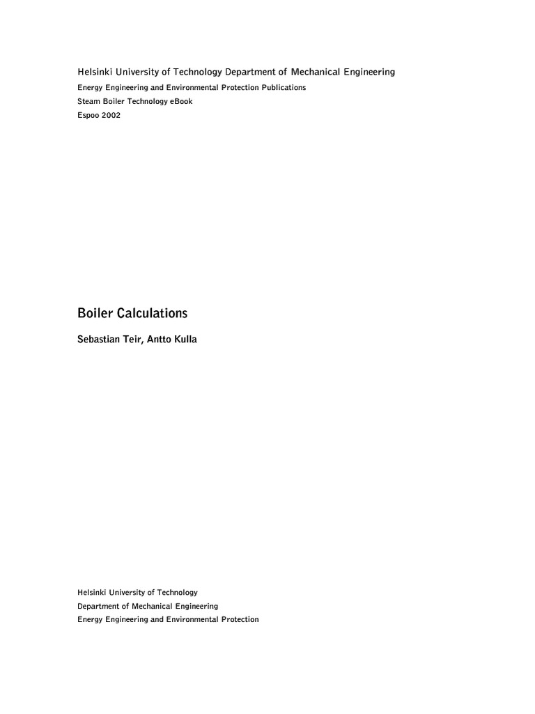 Boiler-Calculations Compress | PDF | Steam | Boiler