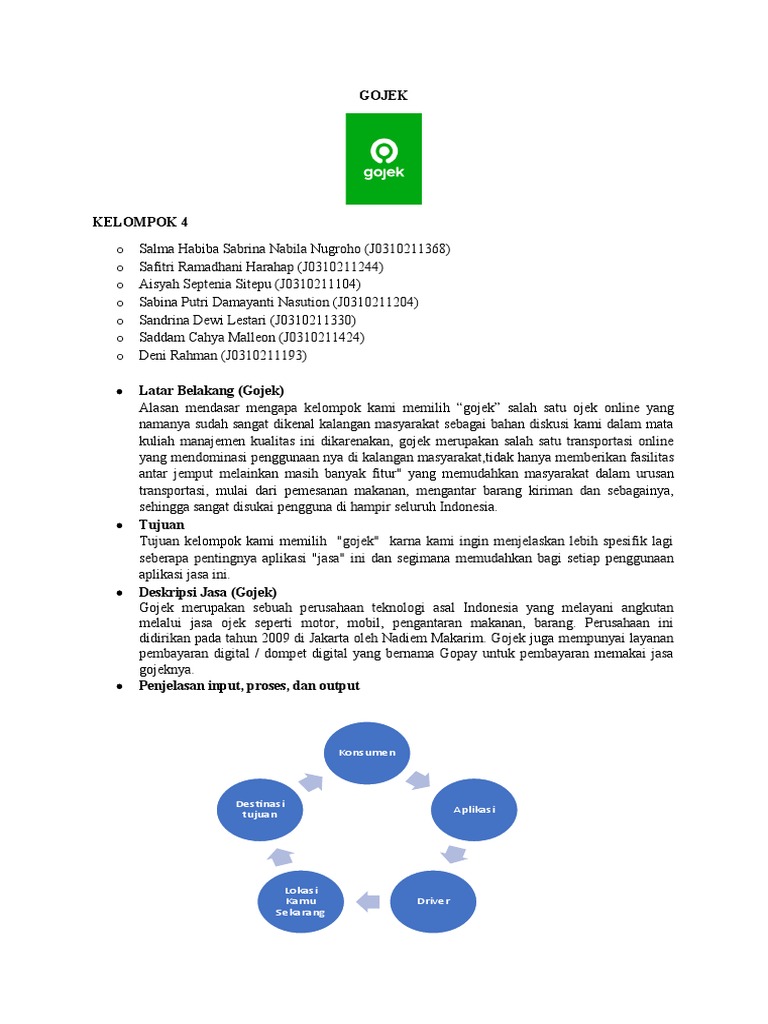 Kelompok 4 - GOJEK - MAB CP2 | PDF