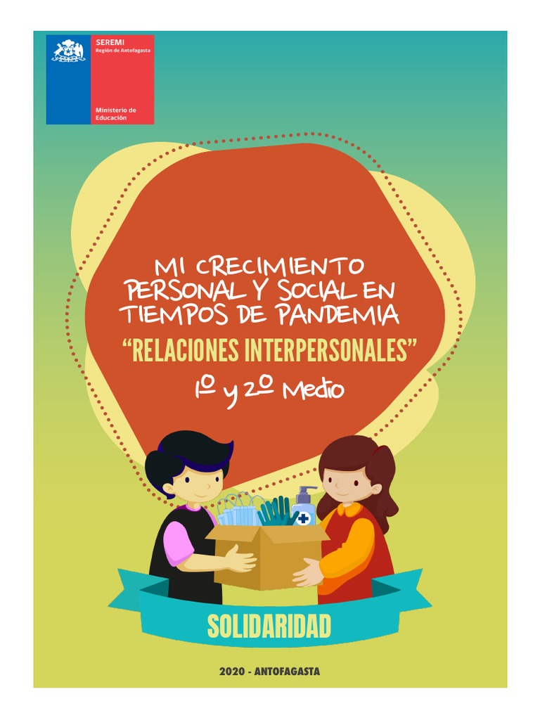 GUIA 1° y 2° MEDIO RELACIONES INTERPERSONALES | PDF | Familia ...