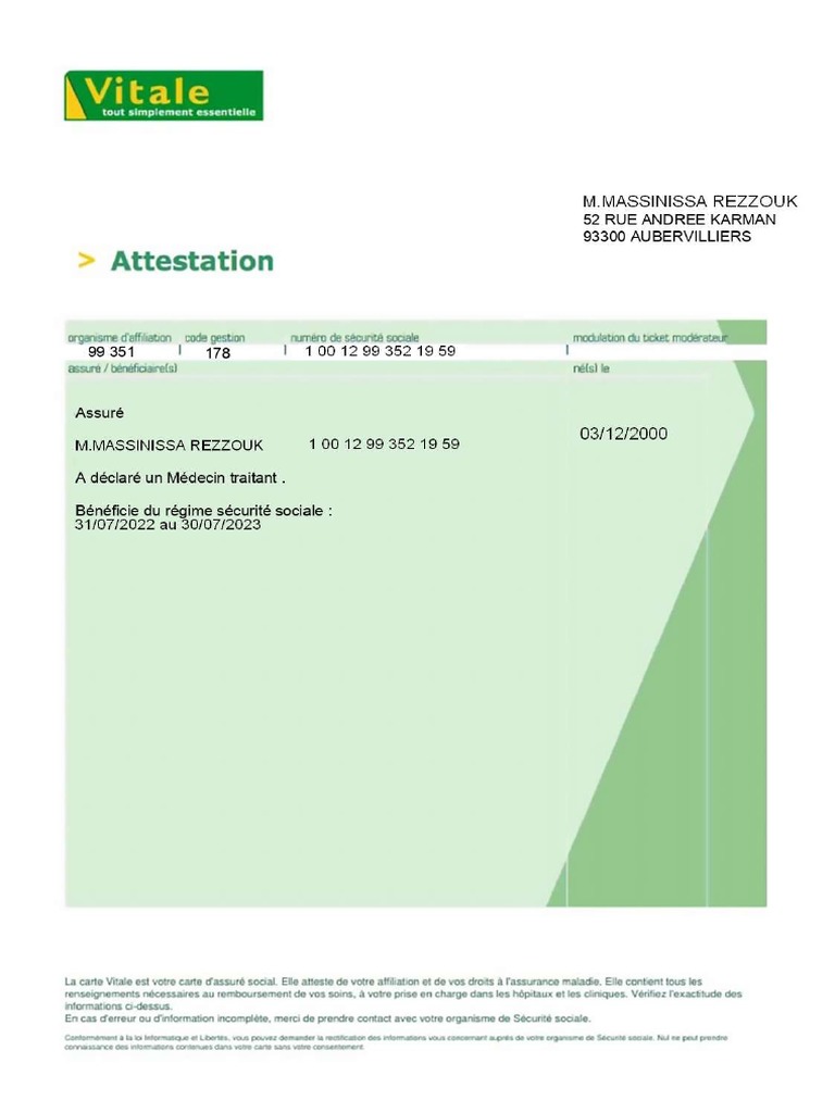 NUMERO DE SECU - Page-00011 | PDF