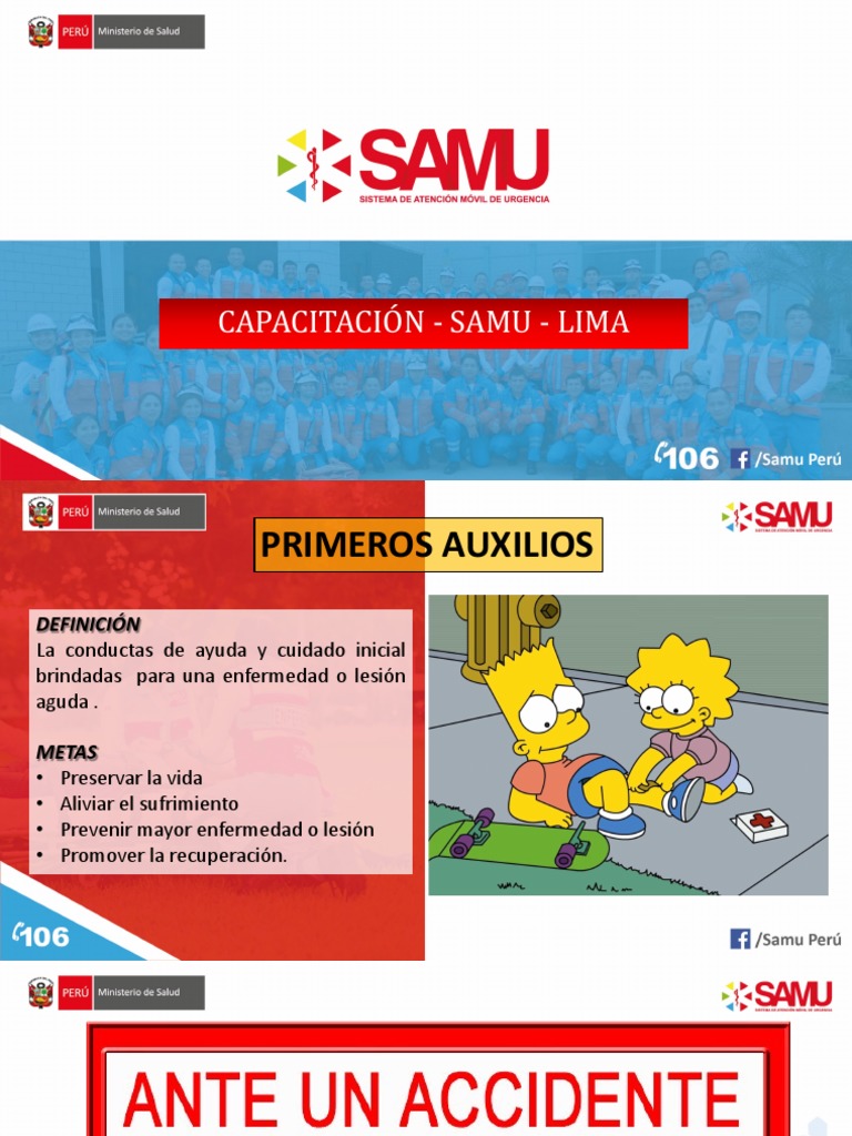 Samu - Sutran 2021 Febrero | PDF | Primeros auxilios | Quemar