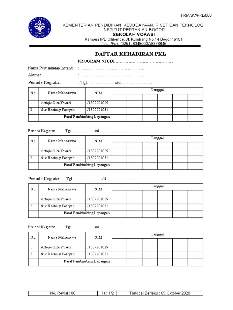 Form PKL 8-14 | PDF