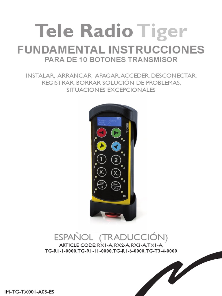 Tele Radio: Tiger | PDF | Relé | Antena (Radio)