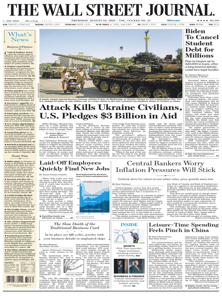 The WallStreet Journal | PDF | Photovoltaics | Solar Power