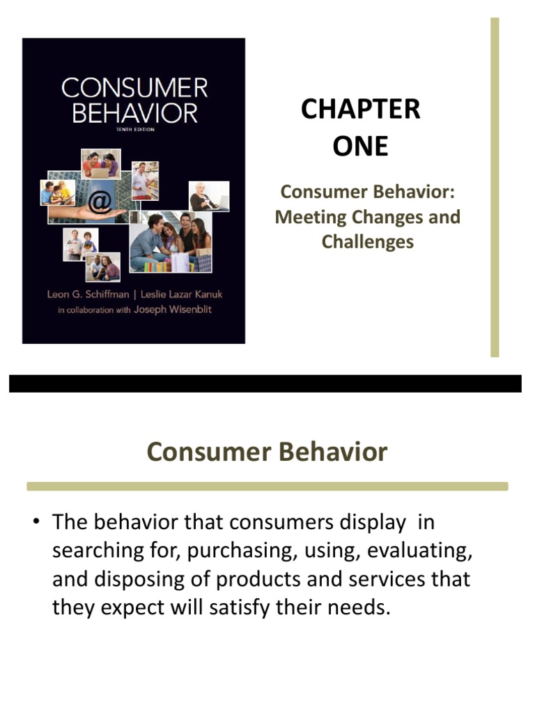 Consumer Behavior Chapter 1 | PDF | Marketing | Customer