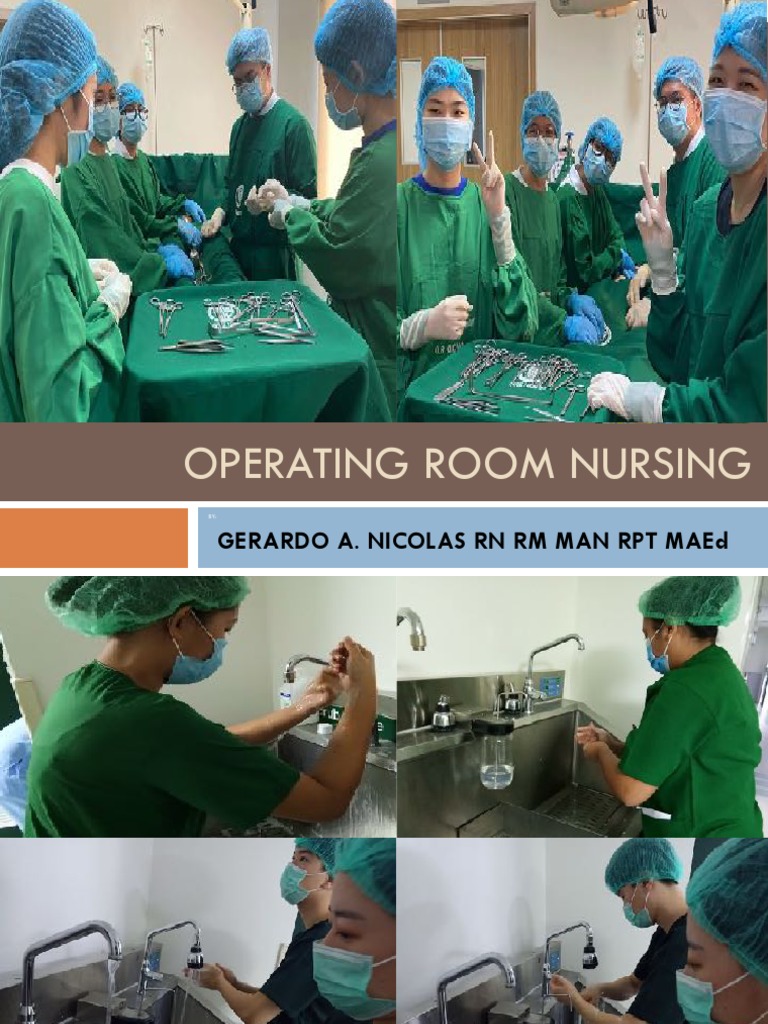 NCM312 PPT Operating Room Nursing | Download Free PDF | Surgery | Clothing