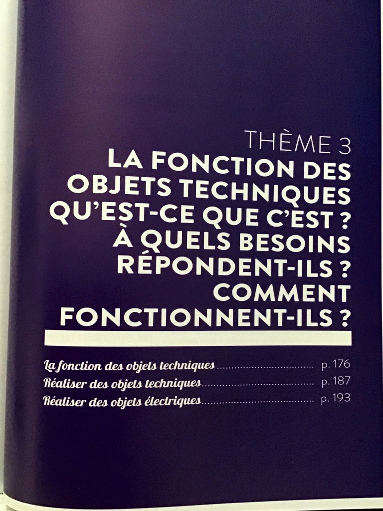 Thème 3 La Fonction Des Objets Techniques, Qu'est-Ce Que C'est, À Quels Besoins Répondent-Ils ...