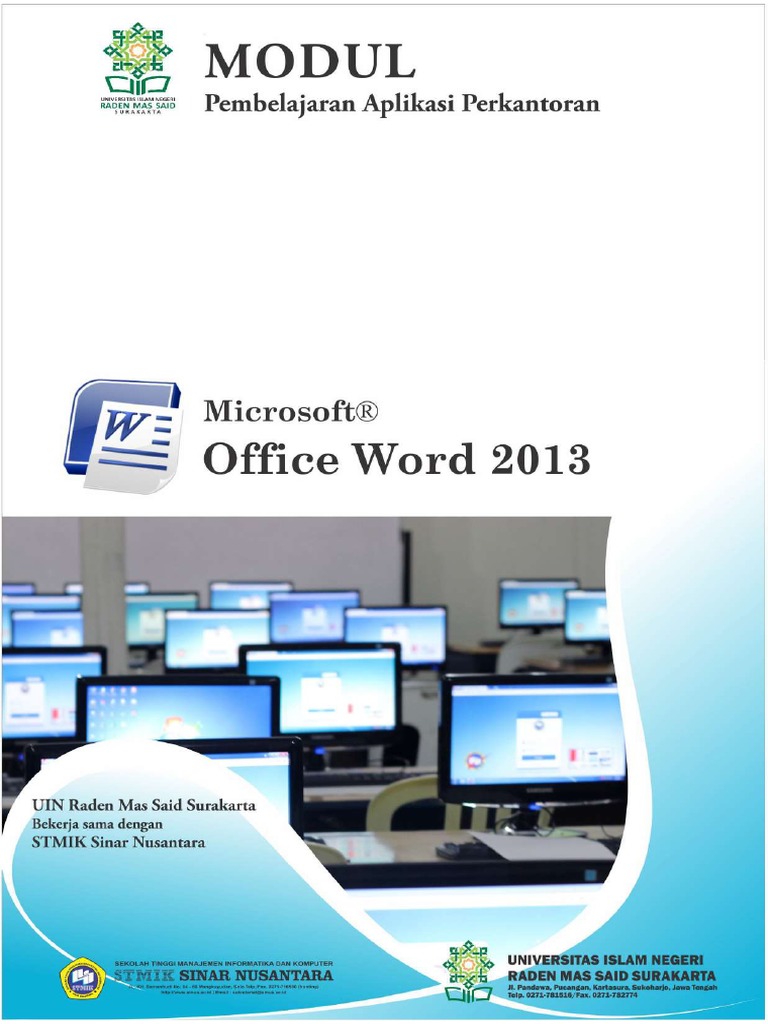 Modul Ms Word 2013 CBT 2021 | PDF | Teknologi & Rekayasa