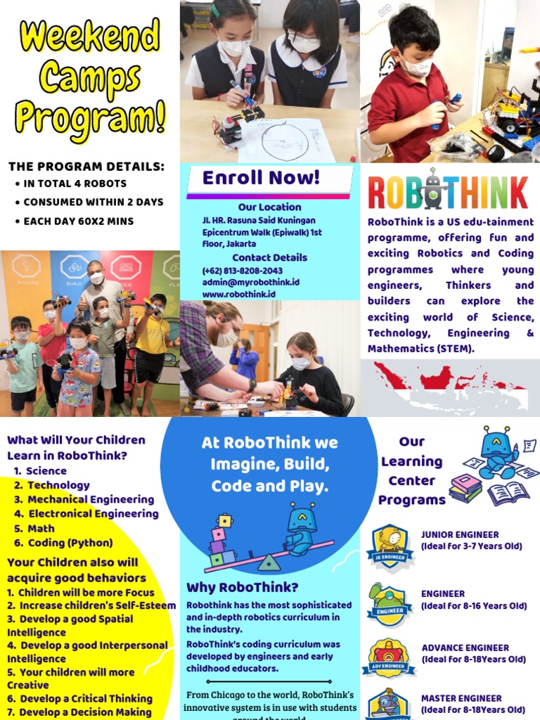 Brosur RoboThink | PDF | Science, Technology, Engineering, And ...