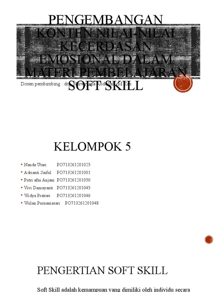 Soft Skill | PDF