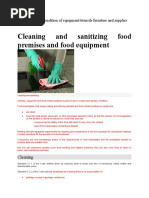 Daily Sanitation Checklist Template | PDF