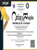 DepEd Brigada Eskwela Certificate Template | PDF | Philippines